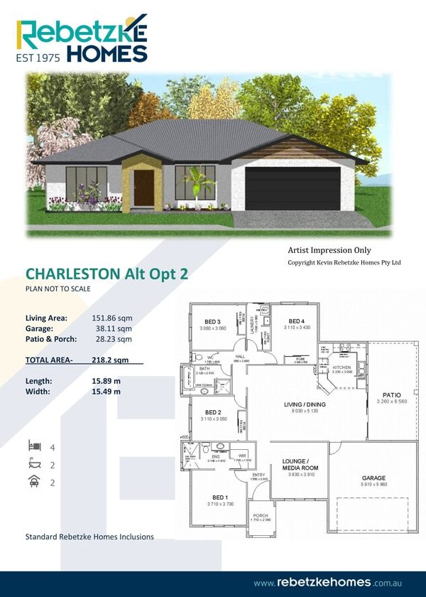 Mid-size Floor Plans | House Designs | Mackay | Rebetzke Homes